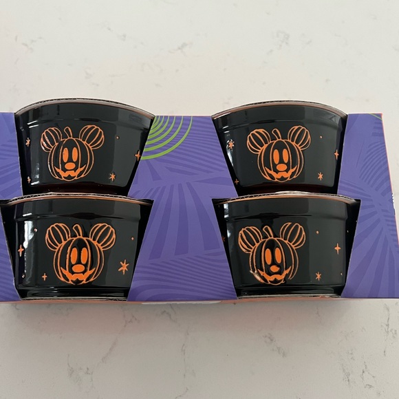 Disney | Holiday | Disney Halloween Mickey Pumpkin Set Or 4 Ramekins ...